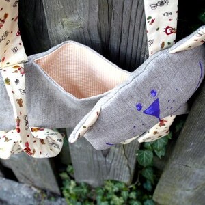 Pattern and Step-by-step Tutorial for a Cute Bag in a Shape of a Cat - Etsy