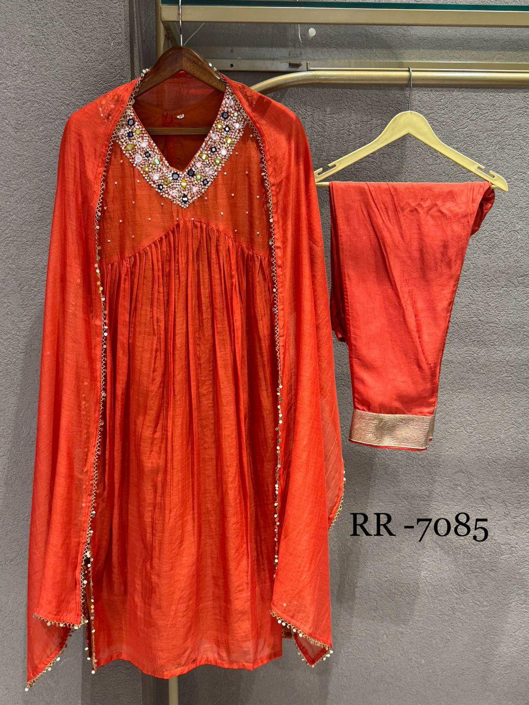 Pure Mal Cottan Ready to Wear Kurta With Attached Lining and Beautiful ...