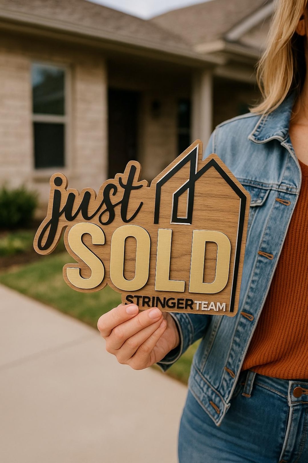 Personalized Just Sold Sign | Custom Realtor Sign for Real Estate ...