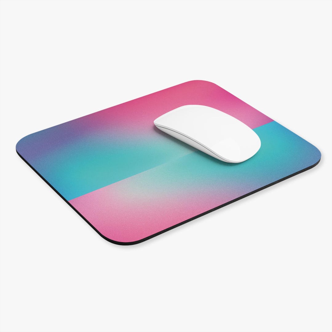 Color Gradient Mouse Pad, Cool Rectangle Mousepad With Rounded Edges ...