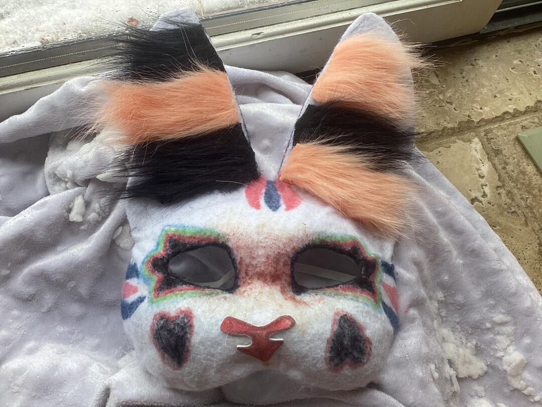 Cute Clown Themed Therian Mask - Etsy