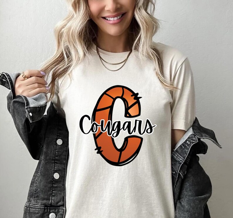 Cougars Basketball PNG, Basketball PNG, Cougars PNG - Etsy