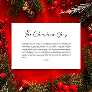 The Birth of Jesus Christmas Story in Black & White. Scripture Based ...