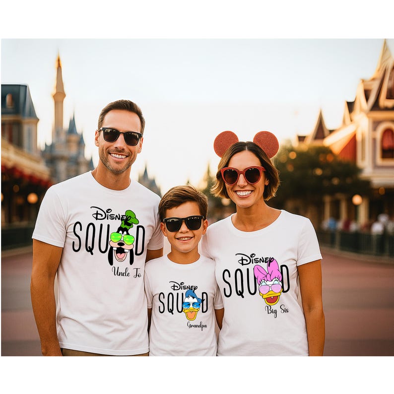 Disney Custom Squad 2026 Dtf Transfers, Disney Animal Cruise Ready to Press - Etsy