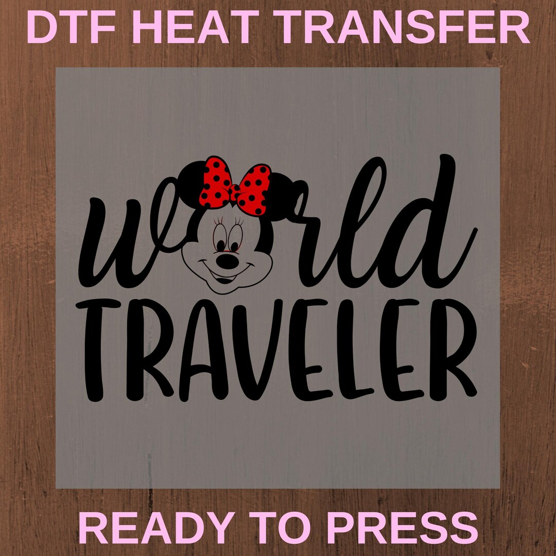 World Traveler Dtf,disneyland Family Trip Dtf,disney Trip 2025 Ready to ...