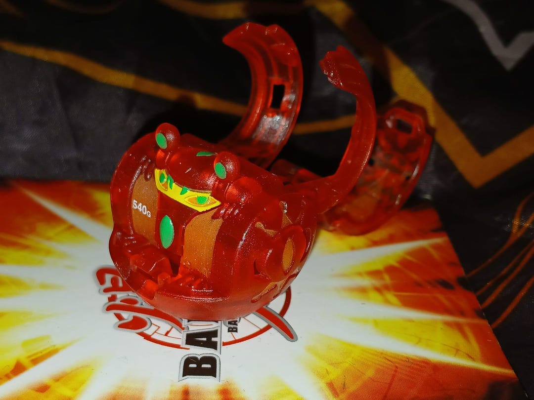 Bakugan Translucent Pyrus Dual Elfin 540G Battle Brawlers - FREE ...