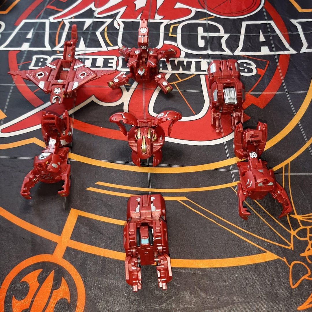 Bakugan MAXUS DRAGONOID 7/7 Complete New Vestroia RARE 7 Pieces - Etsy