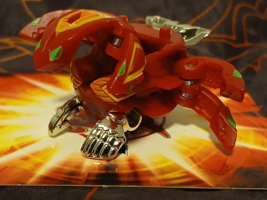 Bakugan Pyrus Phosphos 760G Gundalian Invaders Red - Fast Shipping ...