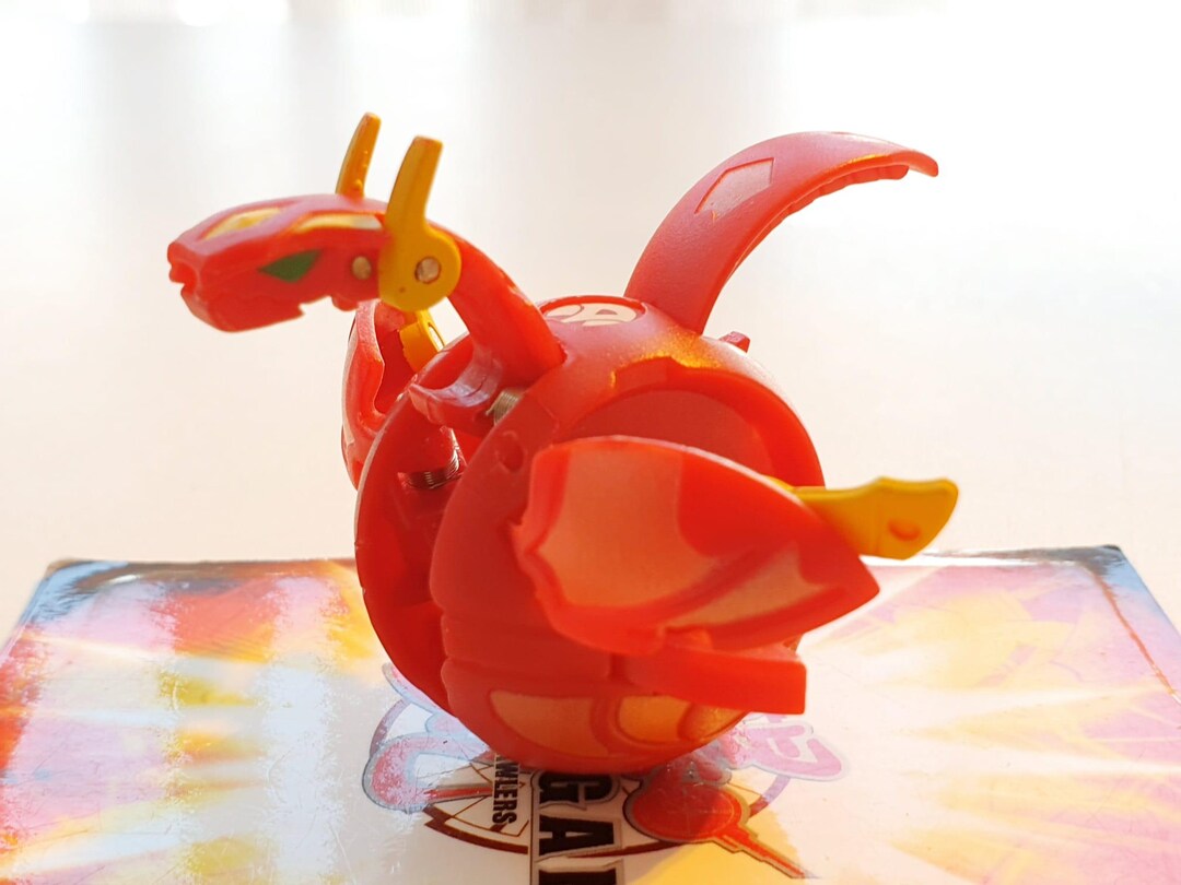 Bakugan Pyro Dragonoid Red Pyrus New Vestroia 340g Battle Brawlers - Etsy