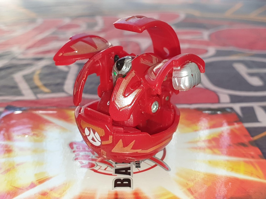 Bakugan Battle Brawlers Red Pyrus Warius 650g - Fast Shipping - Etsy