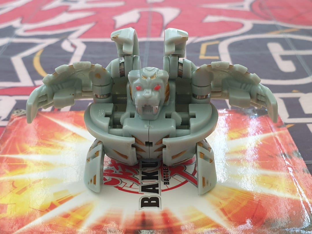 Bakugan Blade Tigrerra 550g Gray Haos BATTLE BRAWLERS Rare - Free ...