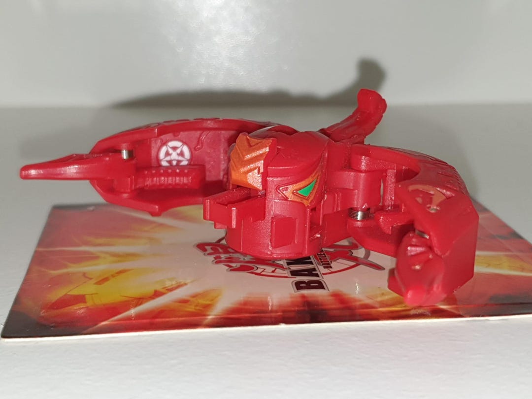 Bakugan Battle Brawlers Red Pyrus Fire Scorpion New Vestroia Trap Free ...