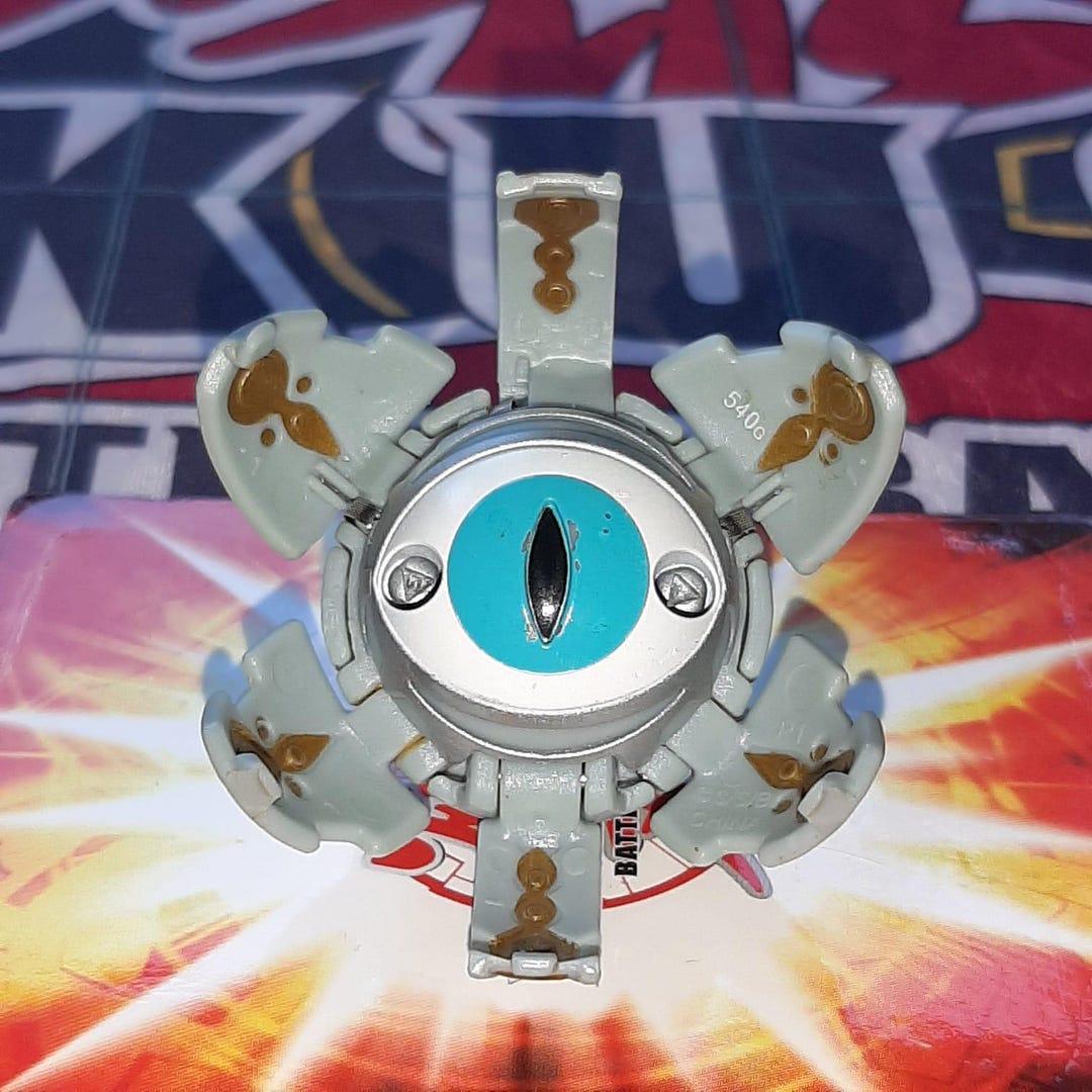 Bakugan Tentaclear 540g Gray Haos BATTLE BRAWLERS Rare - Free Shipping ...