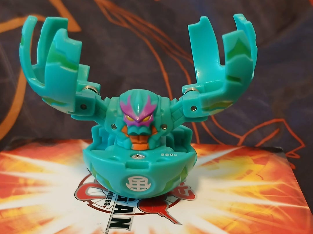 Bakugan Battle Brawlers Green Ventus Fear Ripper 550g RARE FREE ...