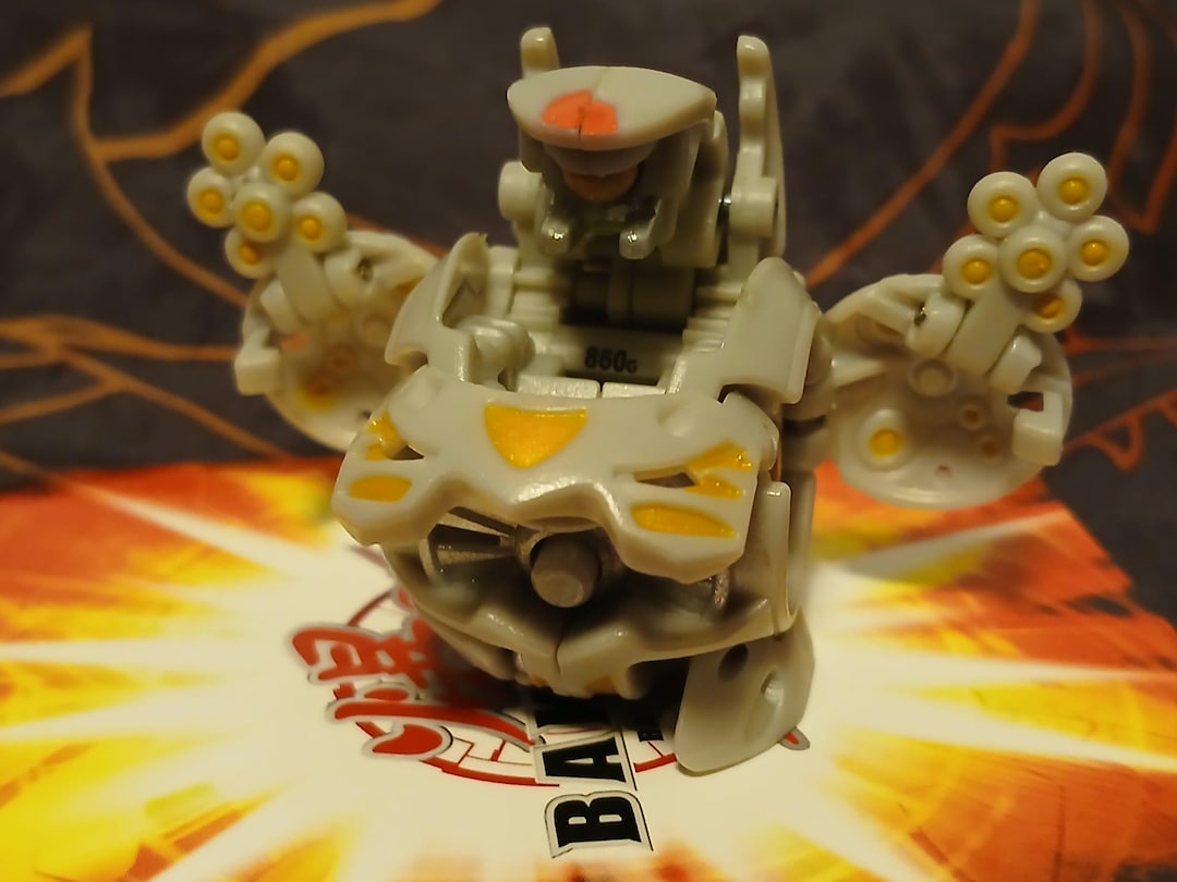 Bakugan Battle Brawlers Gray Haos Bakucloser Lockanoid 720g - Etsy