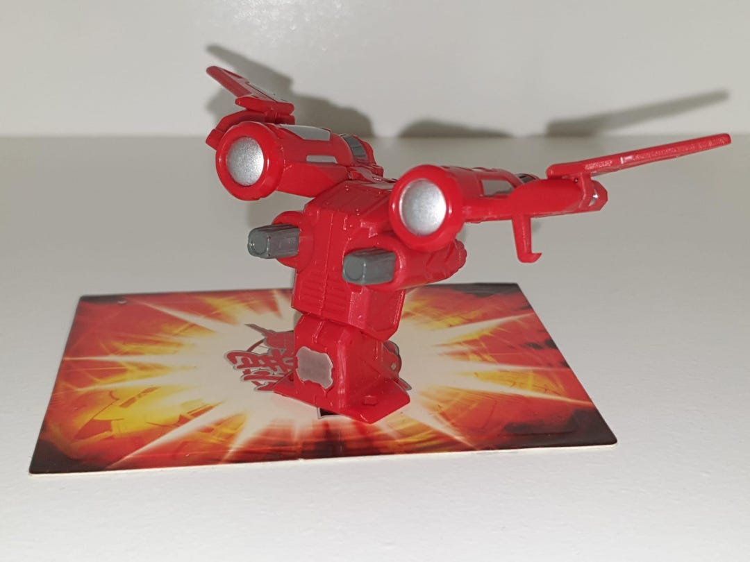 Bakugan Pyrus Jetkor Gold Silver Gundalian Invaders Battle Gear RARE ...