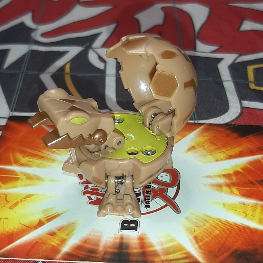 Bakugan Juggernoid 570g Tan Subterra BATTLE BRAWLERS Rare - Free ...