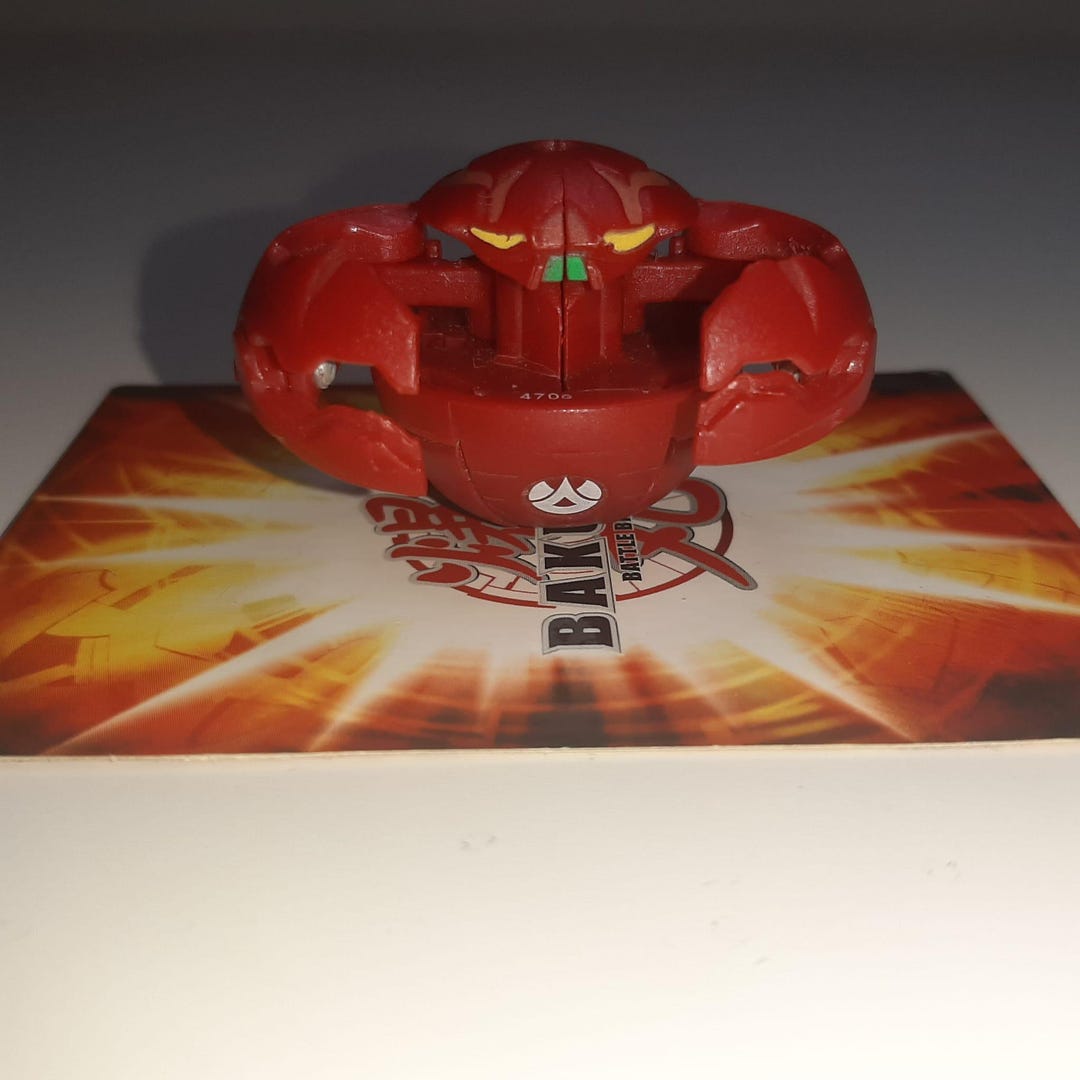 Bakugan Terrorclaw 470g Red Pyrus BATTLE BRAWLERS Rare FREE Shipping - Etsy