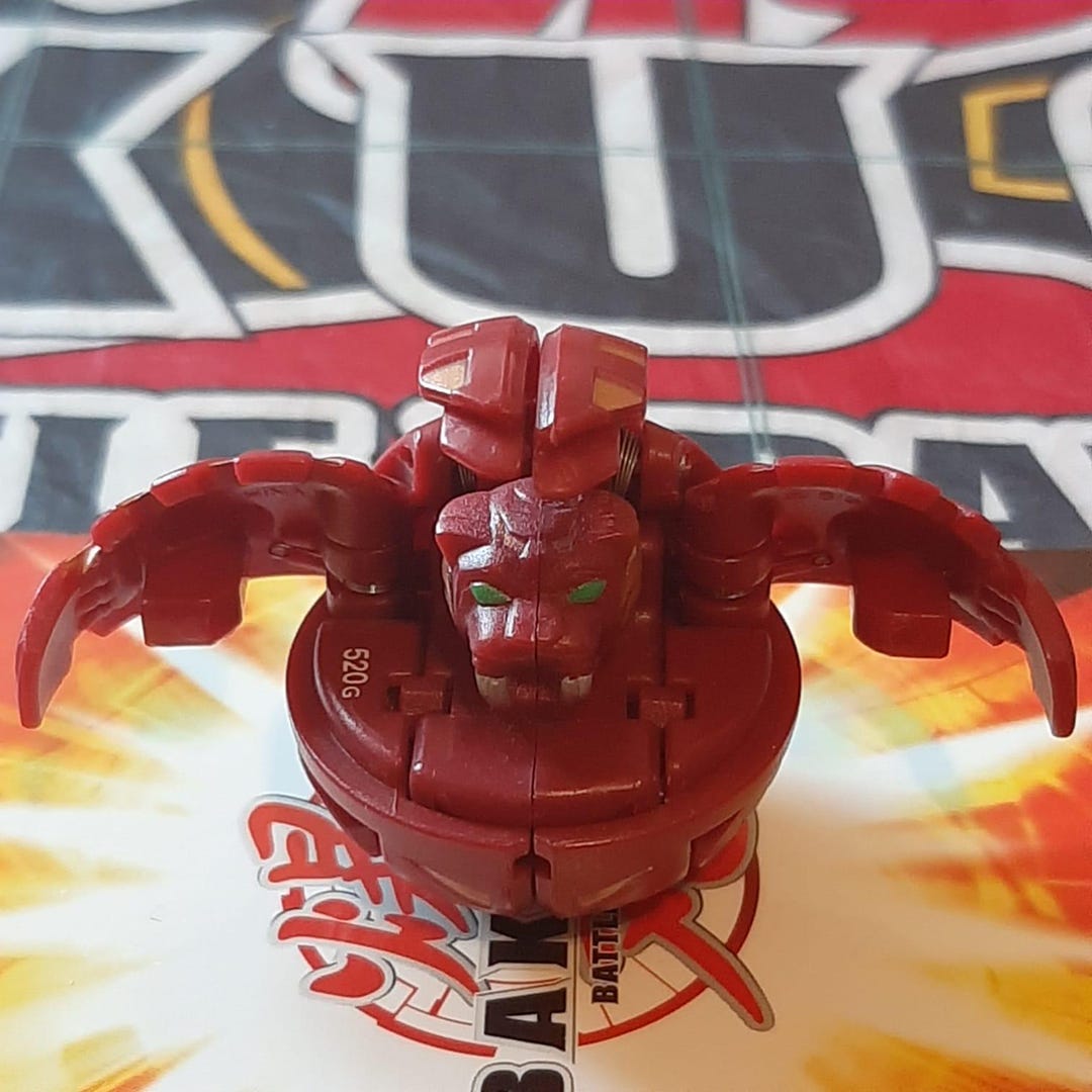 Bakugan Blade Tigrerra 470g Red Pyrus RARE Battle Brawlers - Fast ...
