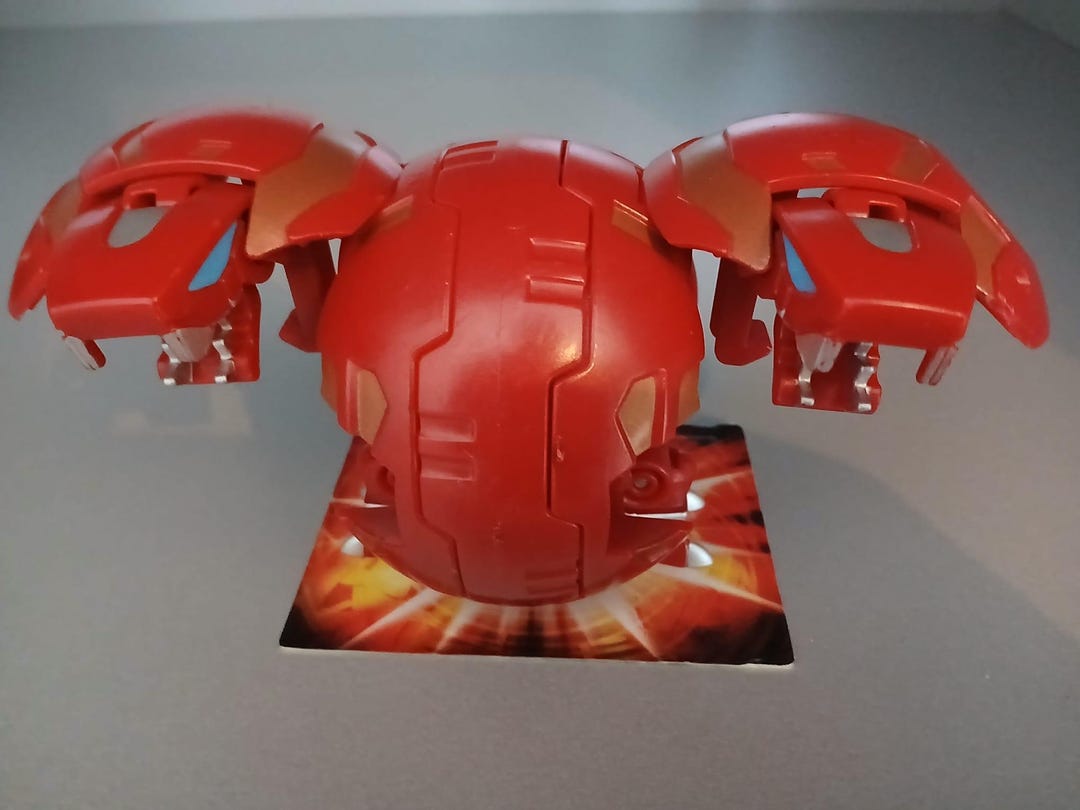 Bakugan Battle Brawlers XXL Deka DUAL HYDRANOID Red Pyrus 400G Large ...