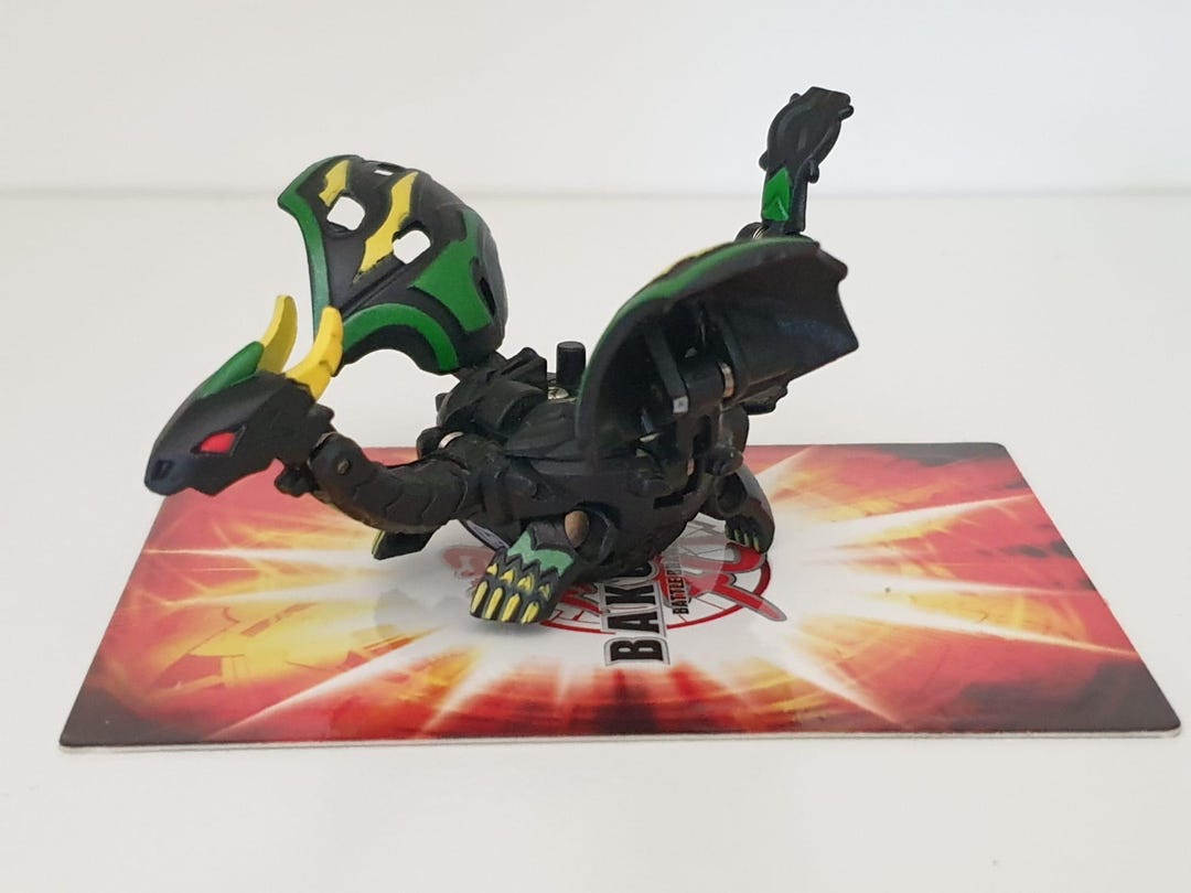 Bakugan Dharak Black Darkus Gundalian Invaders 670G RARE - Etsy
