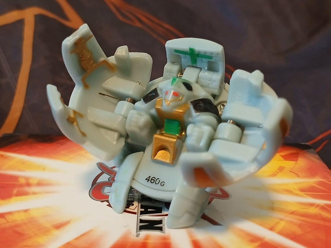 Bakugan Laserman 460g Gray Haos BATTLE BRAWLERS Rare - Free SHIPPING - Etsy