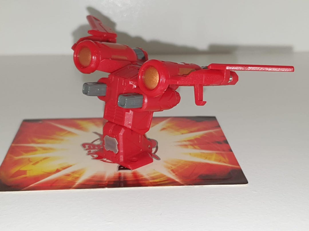 Bakugan Pyrus Jetkor Gold Silver Gundalian Invaders Battle Gear RARE ...