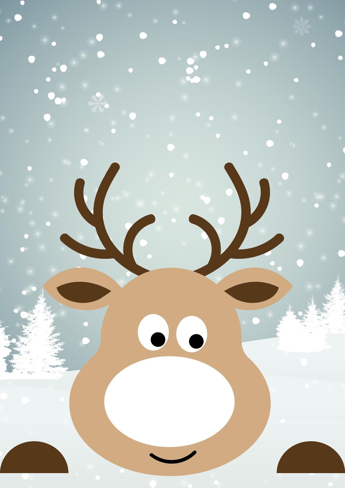 Rudolph Pin the Nose Christmas Party Game for Kids - Fun Printable ...