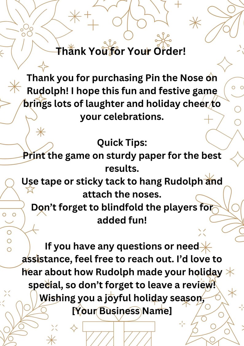 Rudolph Pin the Nose Christmas Party Game for Kids - Fun Printable ...