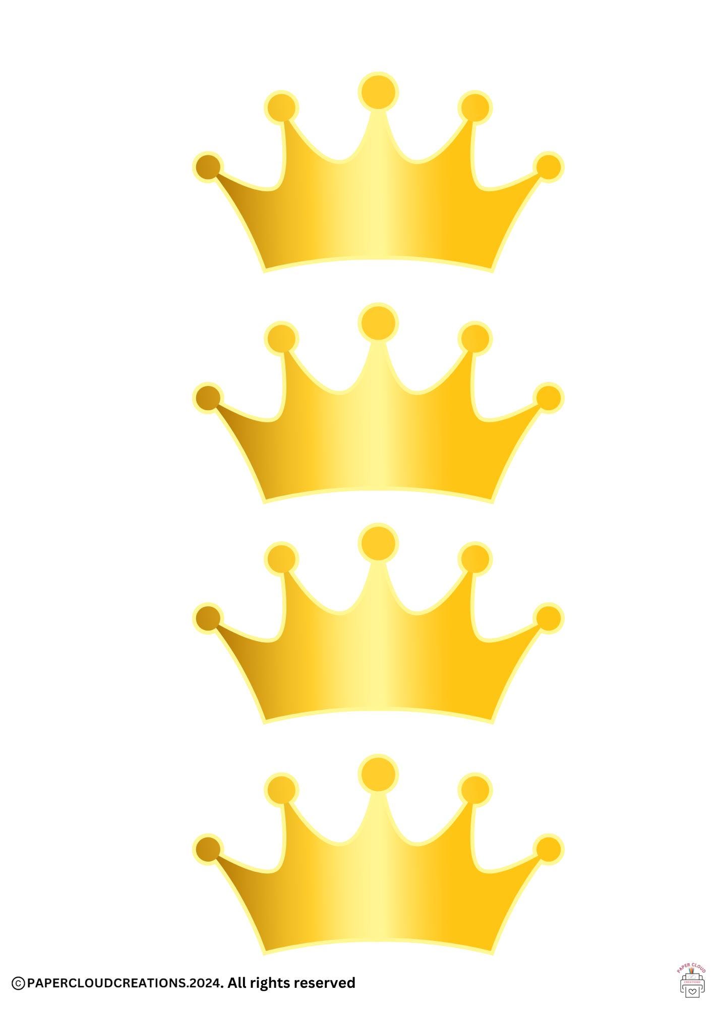 Pin the Crown on the Princess Printable Game | Birthday Party Activity ...