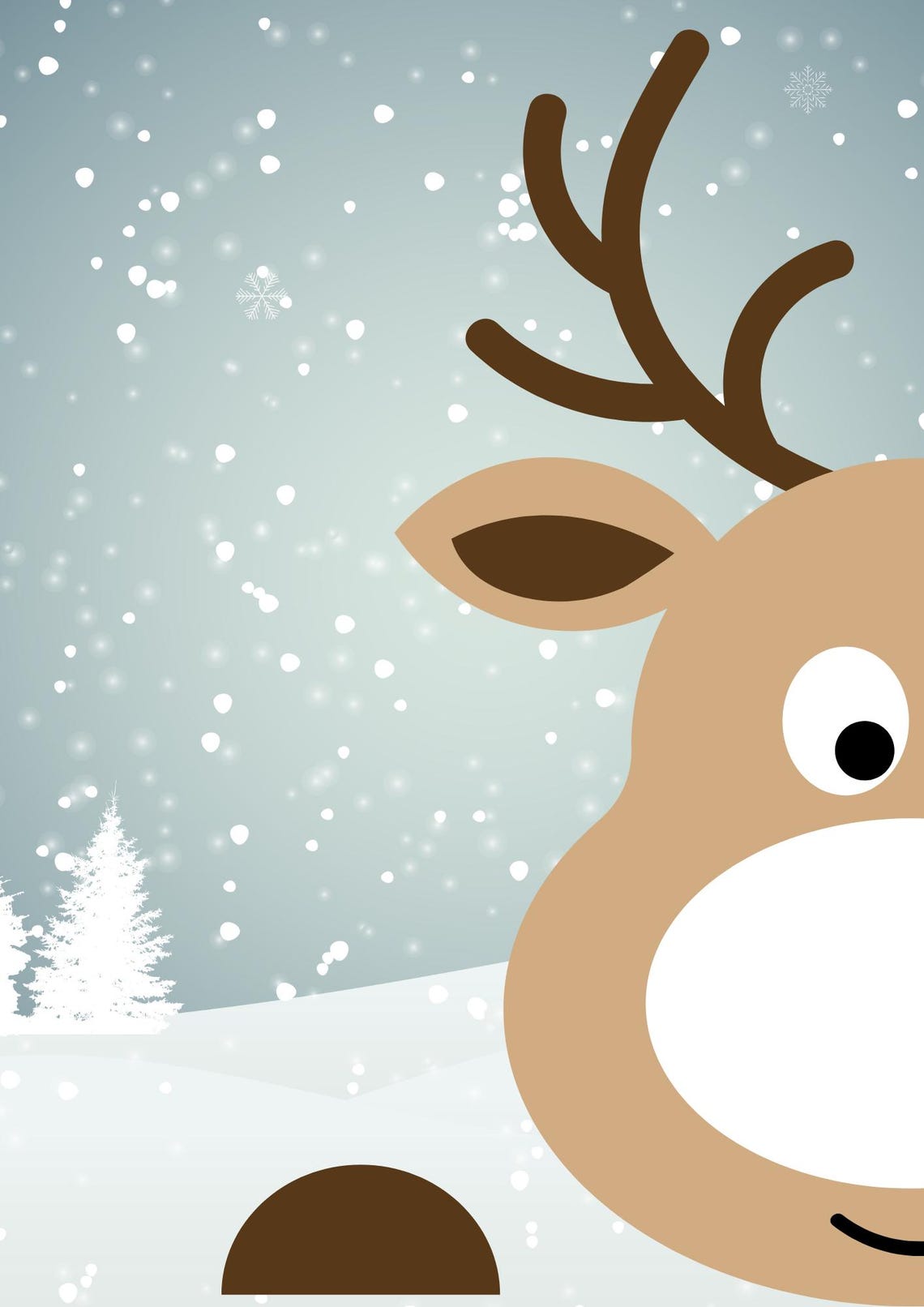 Rudolph Pin the Nose Christmas Party Game for Kids - Fun Printable ...