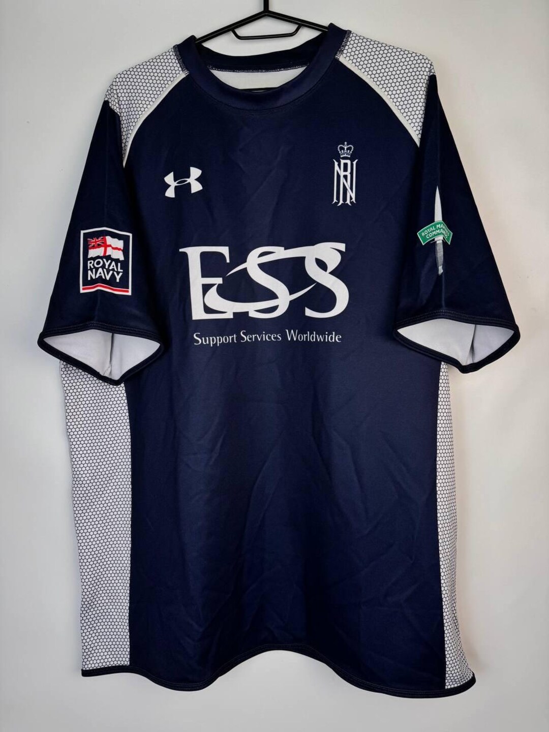 British Army Navy Seal Rugby Union Shirt Jersey Under Armor Mens Size ...