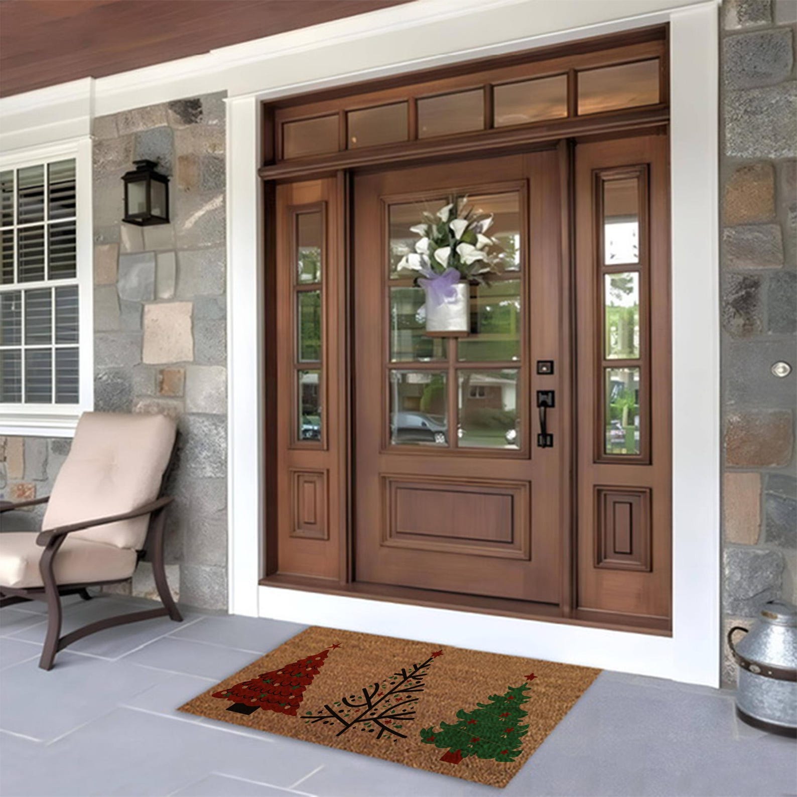 Christmas Tree Doormat | Christmas Gift | Welcome Mat | New Home Gift ...