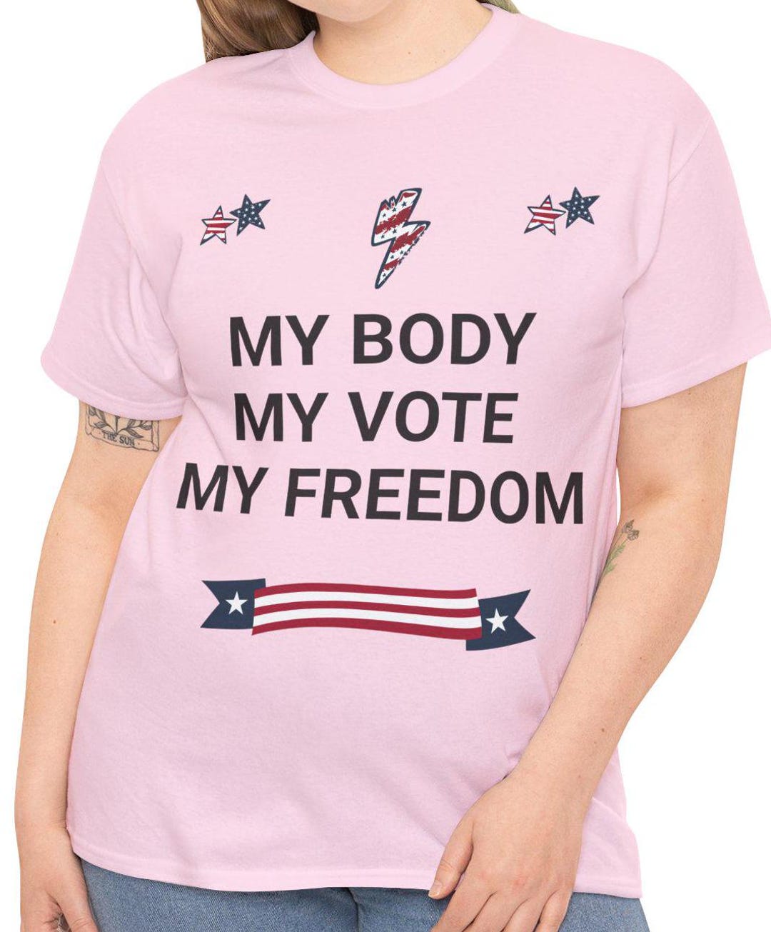 My Body My Vote My Freedom, Protest Shirt, Voting Advocacy Top ...