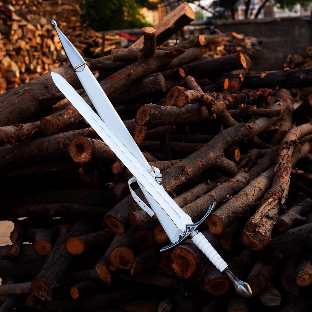 Handcrafted Medieval Fantasy Long Sword With Scabbard – High-quality ...