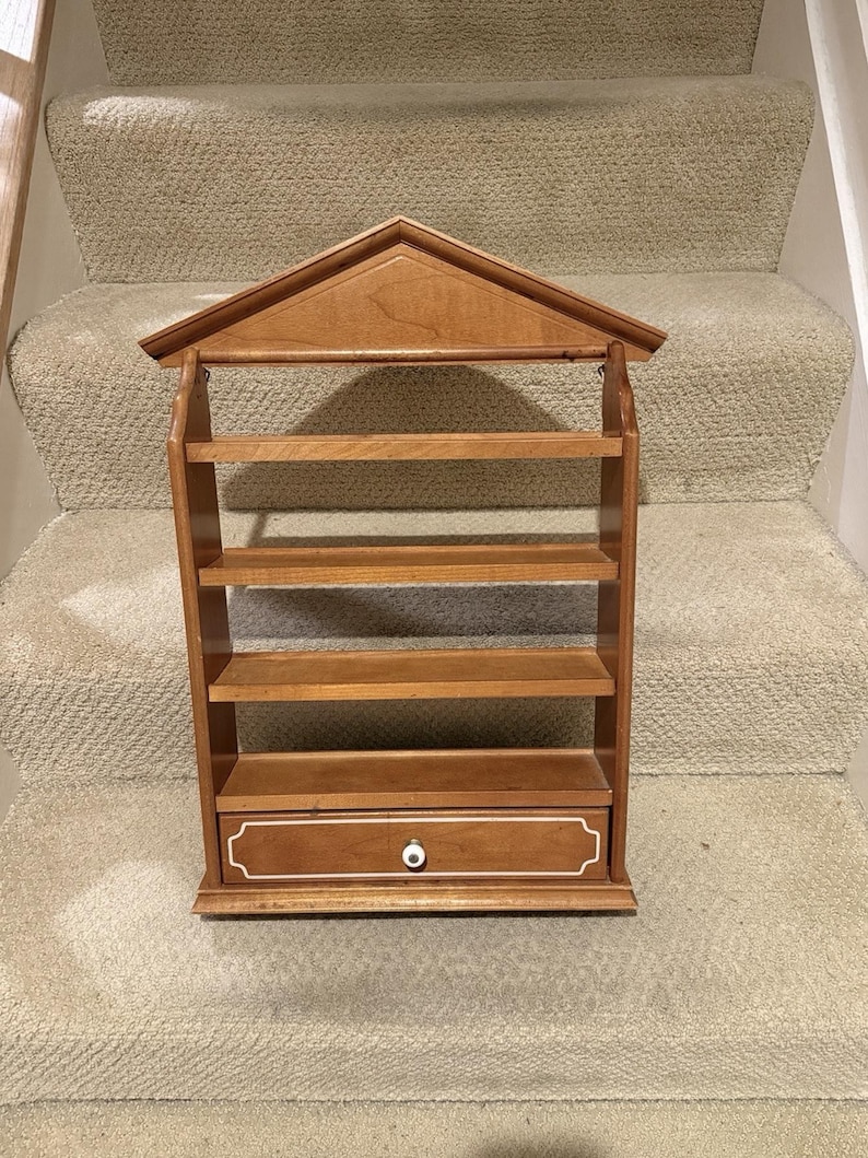 Lenox Spice Village Set Porcelain House 24 Jars With Wooden Rack 1989 ...