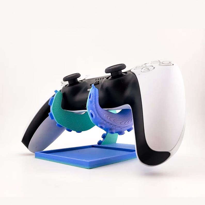 Game Controller Stand 3D Print File STL With Octopus Tentacles Design ...