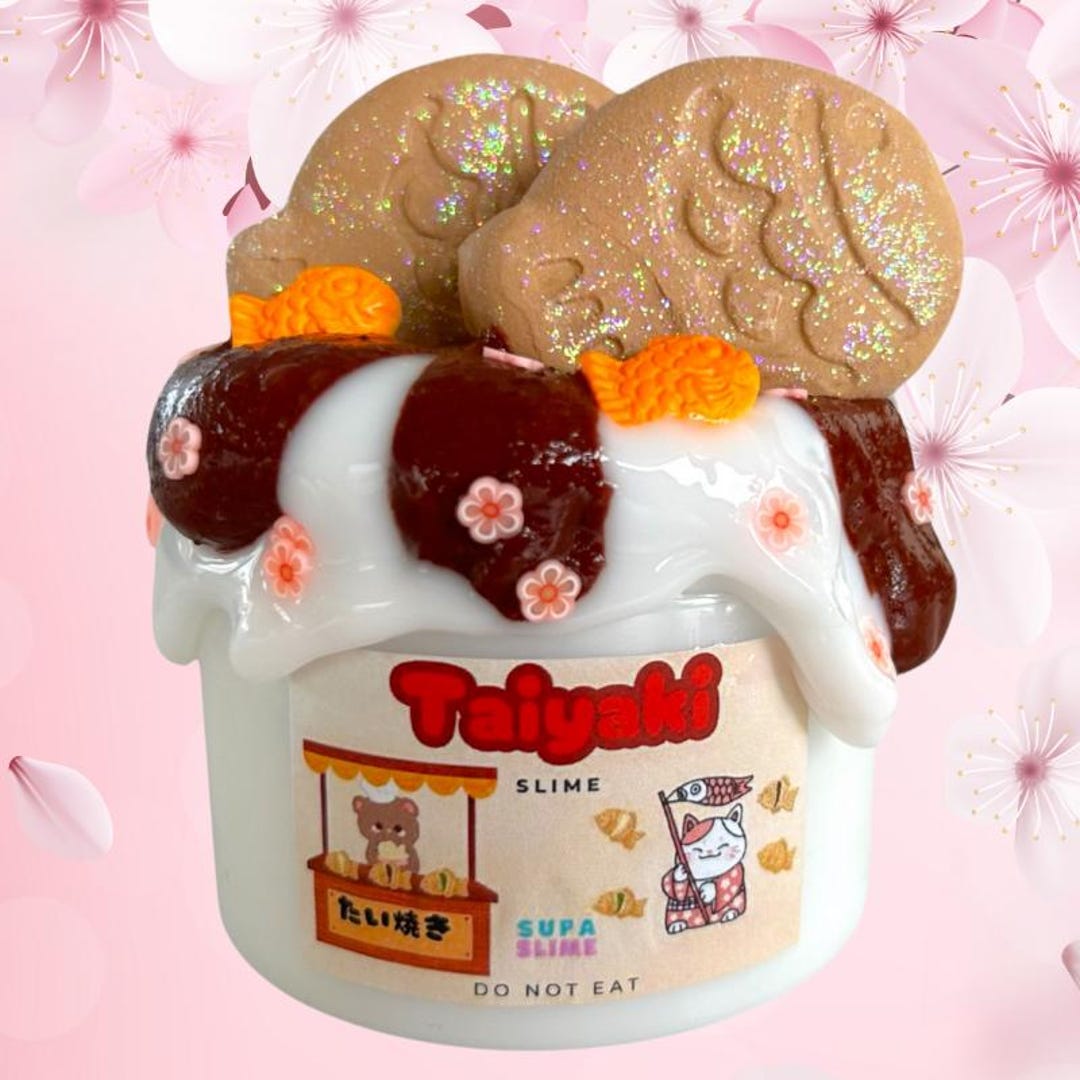 Tayaki DIY Kit Slime - Thick and Glossy Slime, Sweet Japanese Red Bean ...