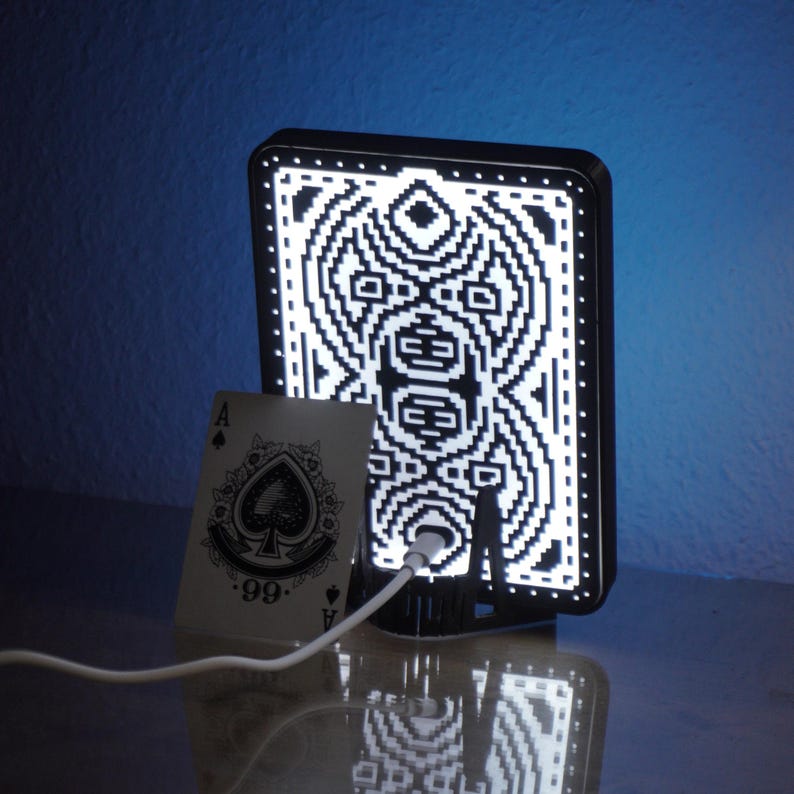 Balatro Game Blueprint XL LED Joker Card, Unique Gift for an Ambiance ...