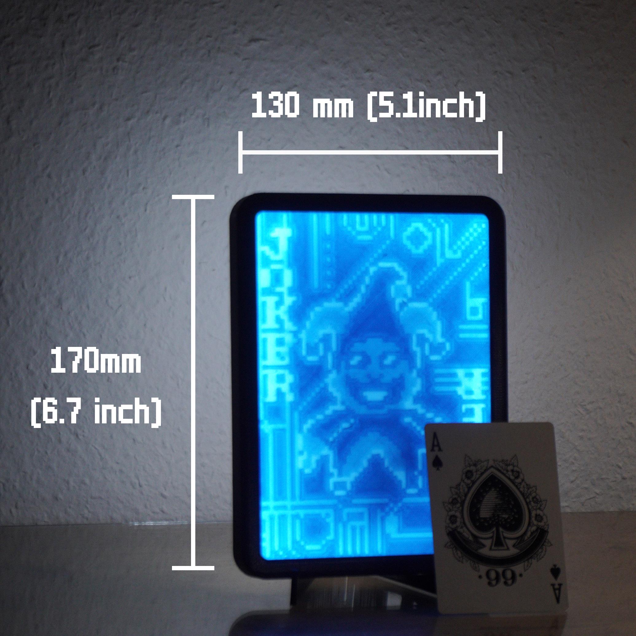 Balatro Game Blueprint XL LED Joker Card, Unique Gift for an Ambiance ...