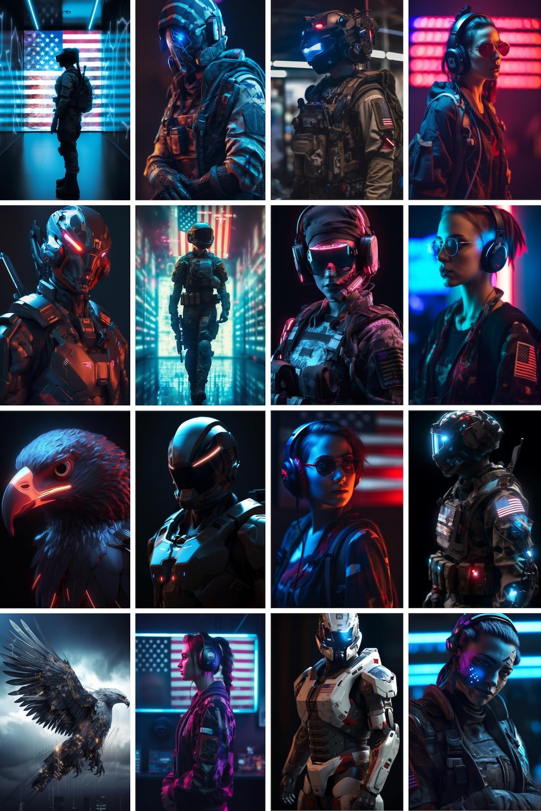 35+ Cyberpunk X USA Wallpaper Bundle – Digital Backgrounds for PC ...