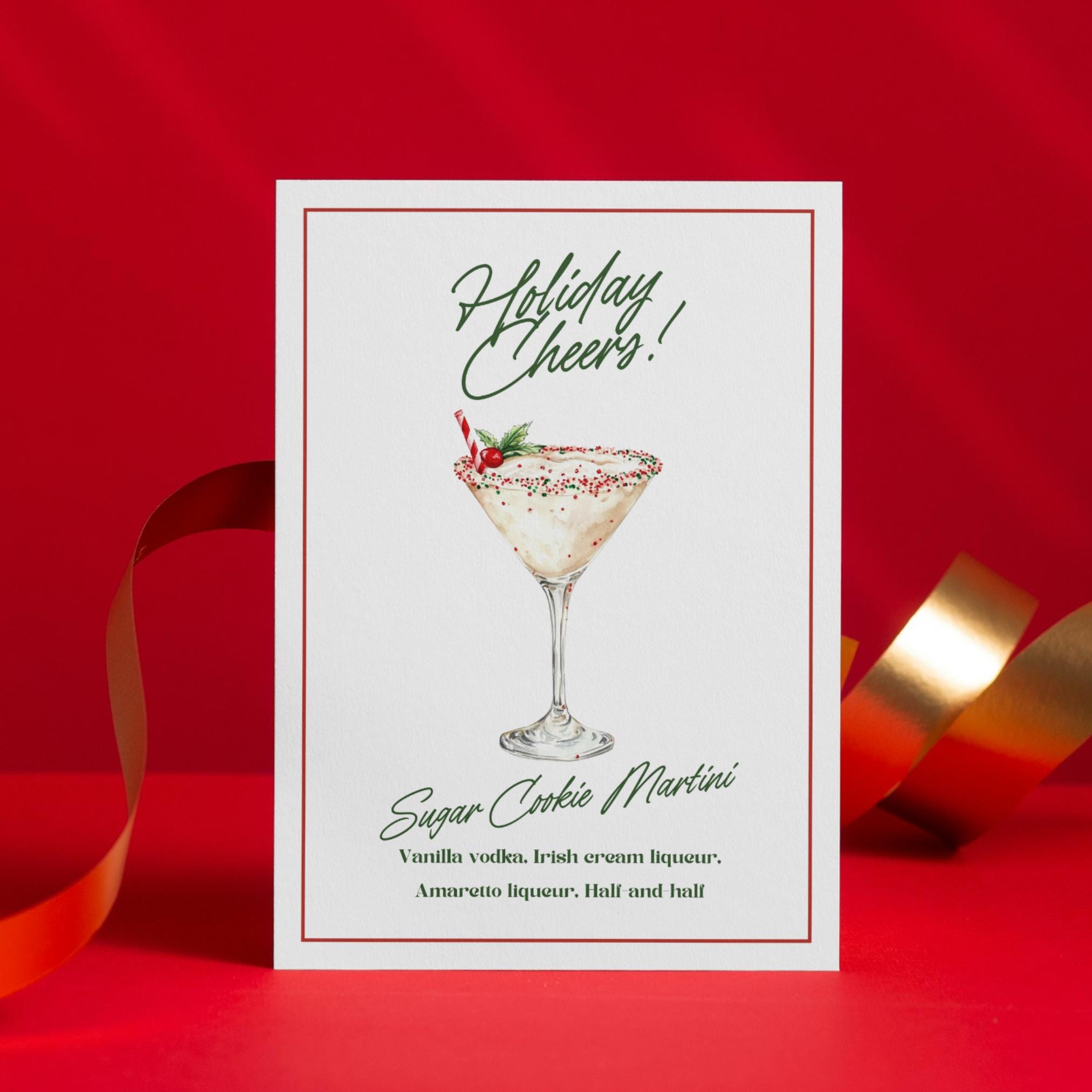 Christmas Signature Drinks Holiday Signature Cocktails Wedding Bar Menu ...