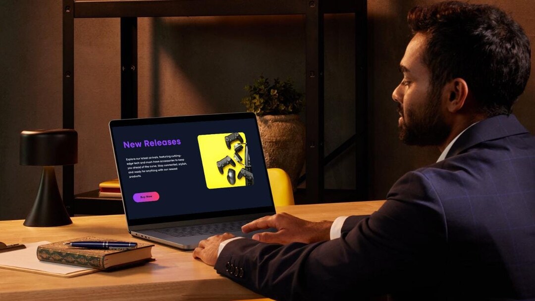 WIX Website Template Tech Store Electronics Accessories Modern Website ...