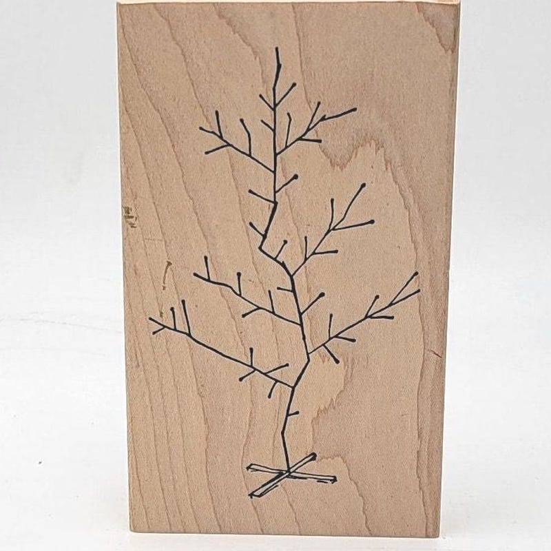 Bare Tree Stamp - Etsy