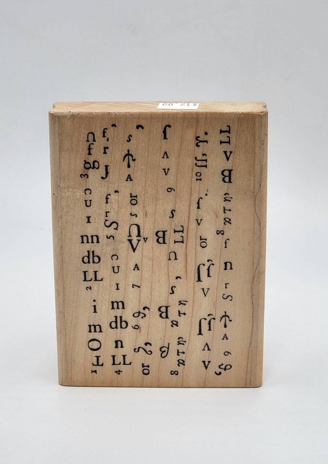 Vintage Typewriter Font Letter Writing Scattered Alpha Block Background ...