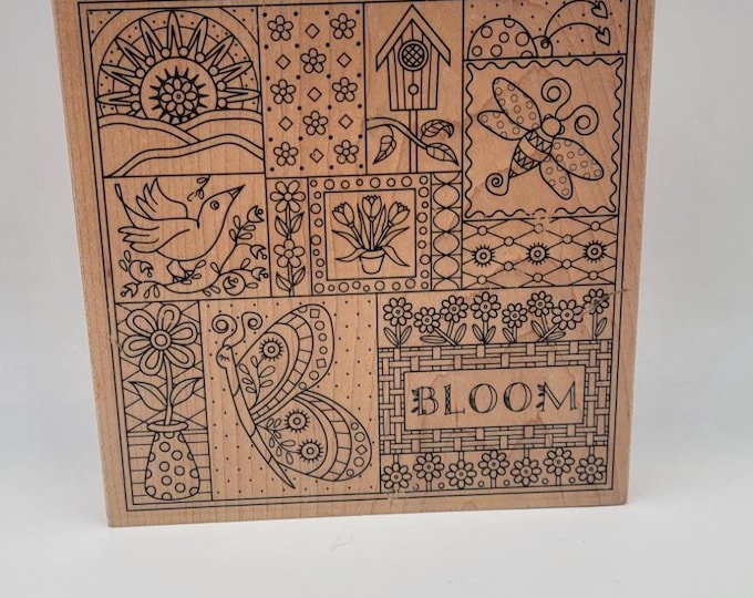 Distressed Splatter Rubber Stamp Background - Etsy