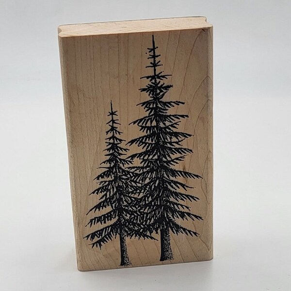 Tree Rubber Stamp - Etsy