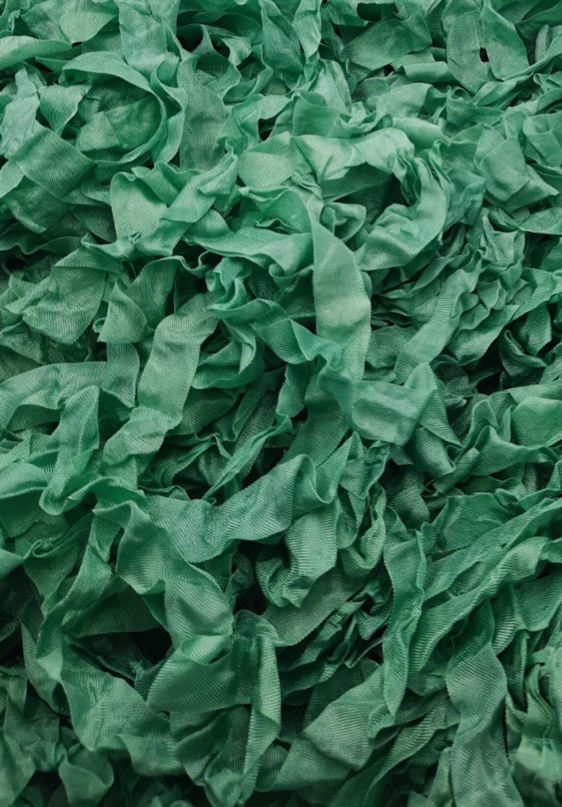 Sweet Mint Green Shabby Chic Vintage Rustic RIBBON Crinkled - Etsy