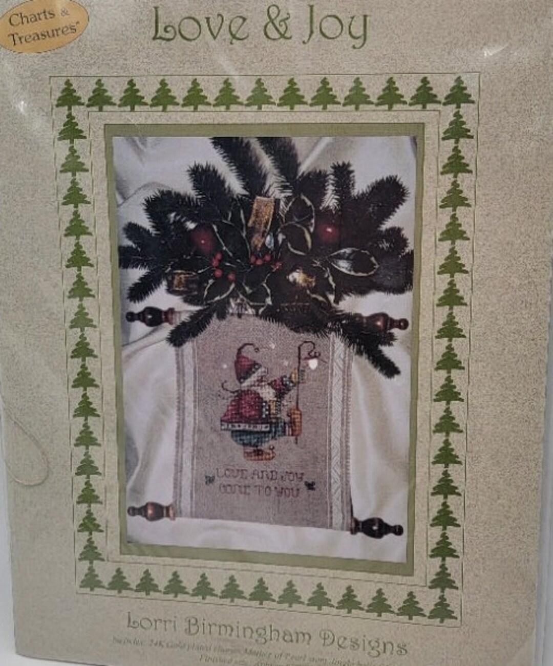 Love & Joy Lorri Birmingham Designs Bell Pull Rods Charms Christmas ...