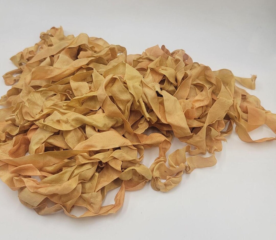 Torchlight Aura Yellow Orange Shabby Chic Vintage Rustic RIBBON ...